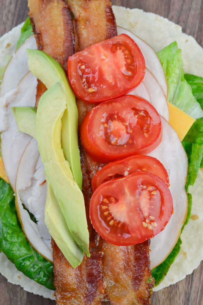 California Turkey Club Wrap