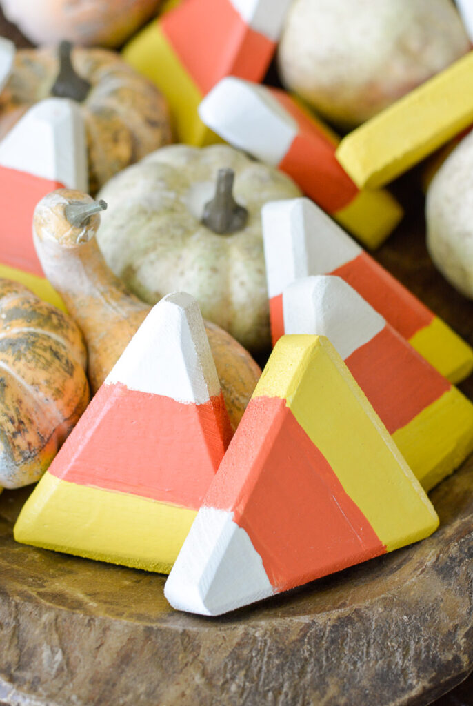 DIY Candy Corn Decor