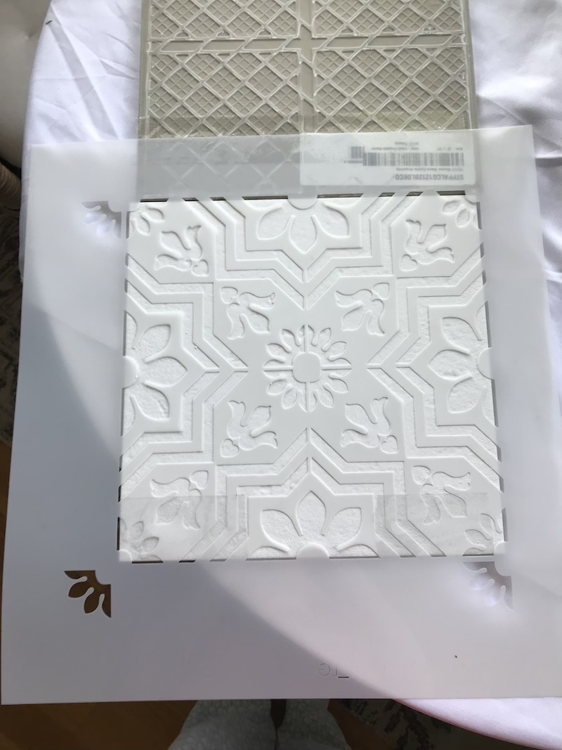 How to Paint Tile: DIY Pattern Tile