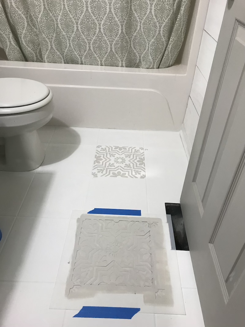 How to Paint Tile: DIY Pattern Tile