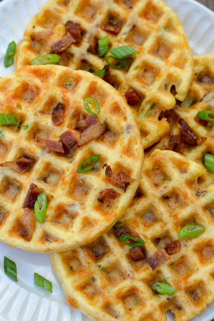 Bacon Cheddar Chaffles