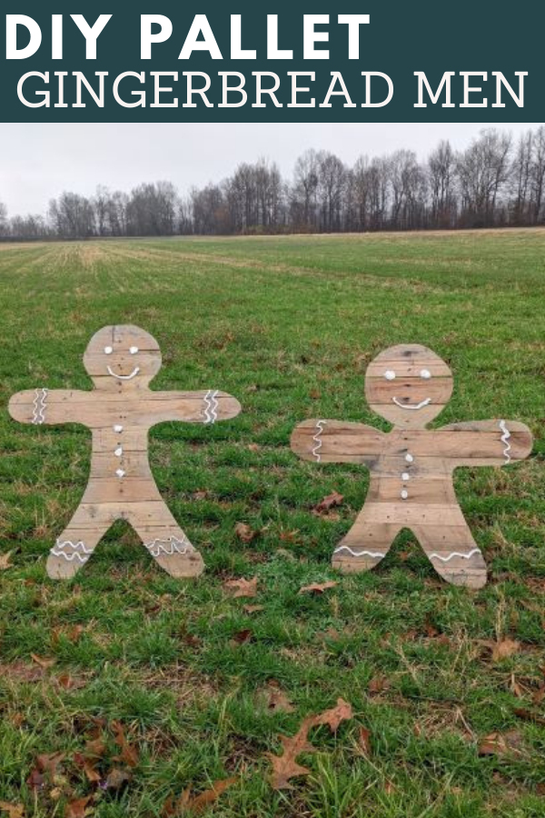 DIY Pallet Gingerbread Man
