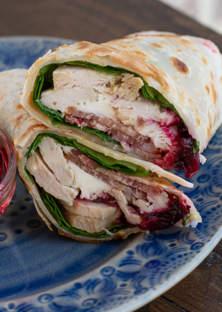 Leftover Turkey Wraps