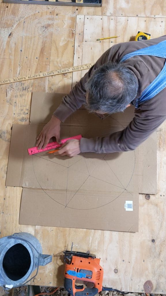 How to build a wooden star