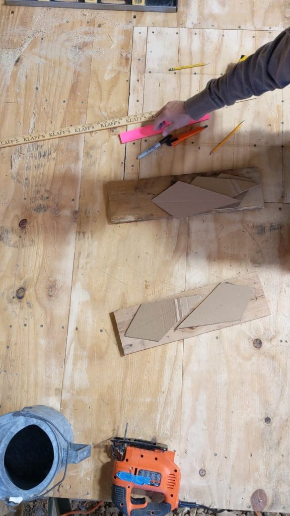 How to build a wooden star