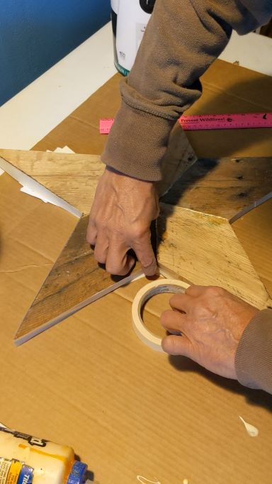 How to build a wooden star