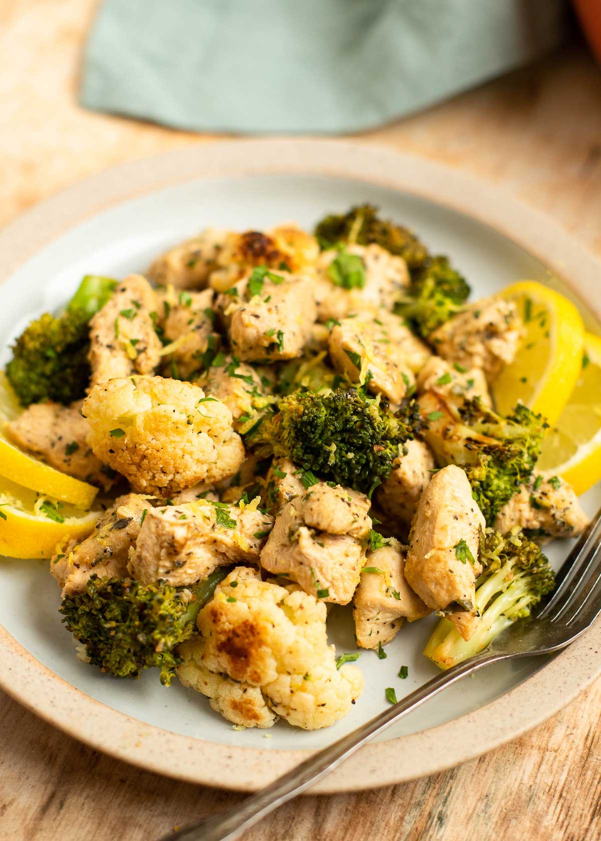 Lemon Chicken and Broccoli (one pan!)