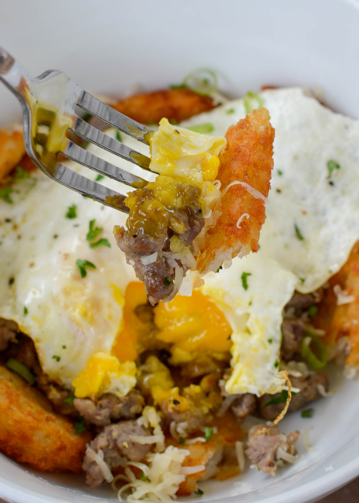 Hash Brown Breakfast Bowl