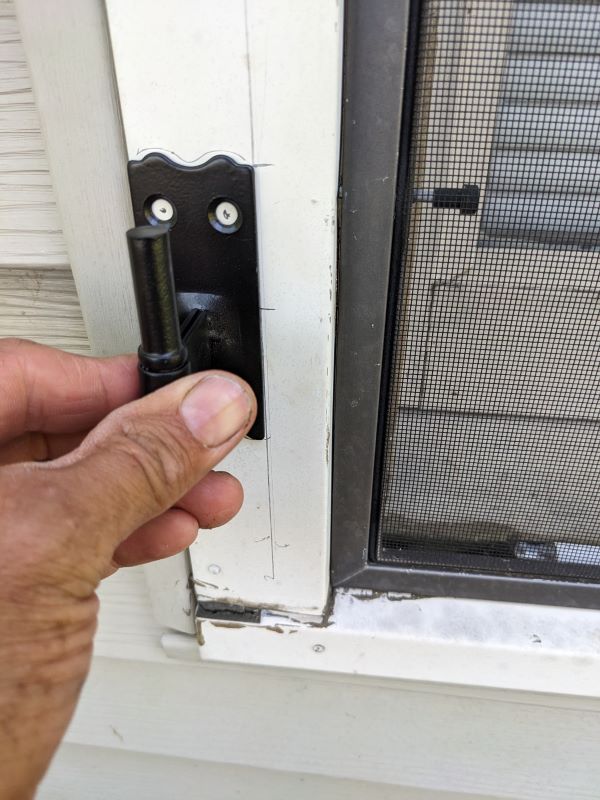 How to Install Wooden Shutters using Hinges and Shutter Dogs