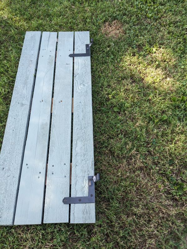 How to Install Wooden Shutters using Hinges and Shutter Dogs