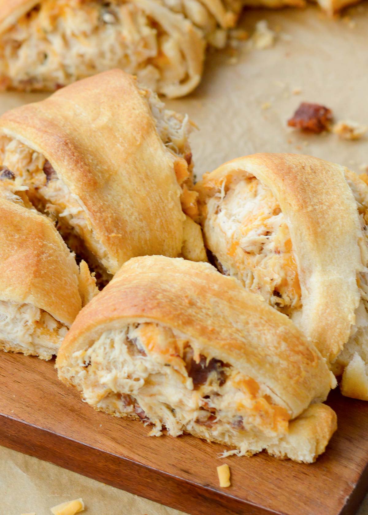 Cheesy Chicken Crescent Ring
