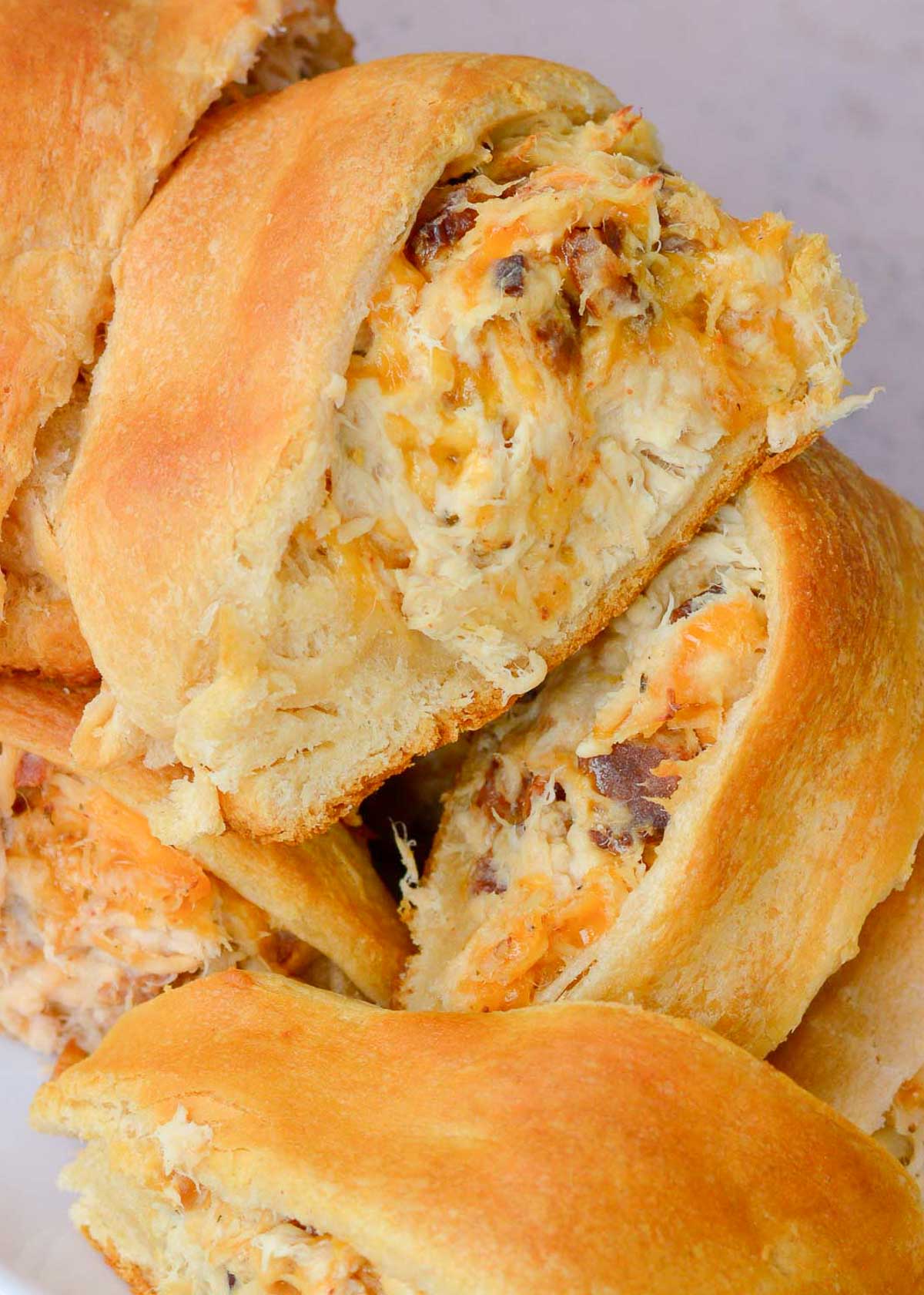 Cheesy Chicken Crescent Ring