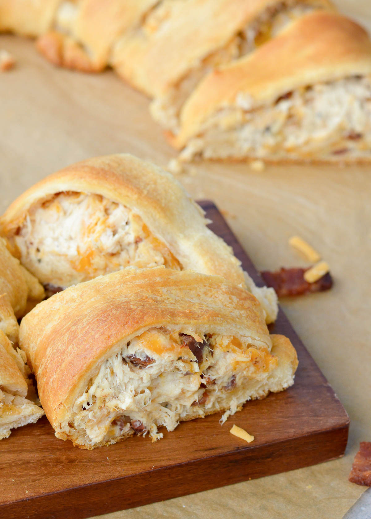 Cheesy Chicken Crescent Ring