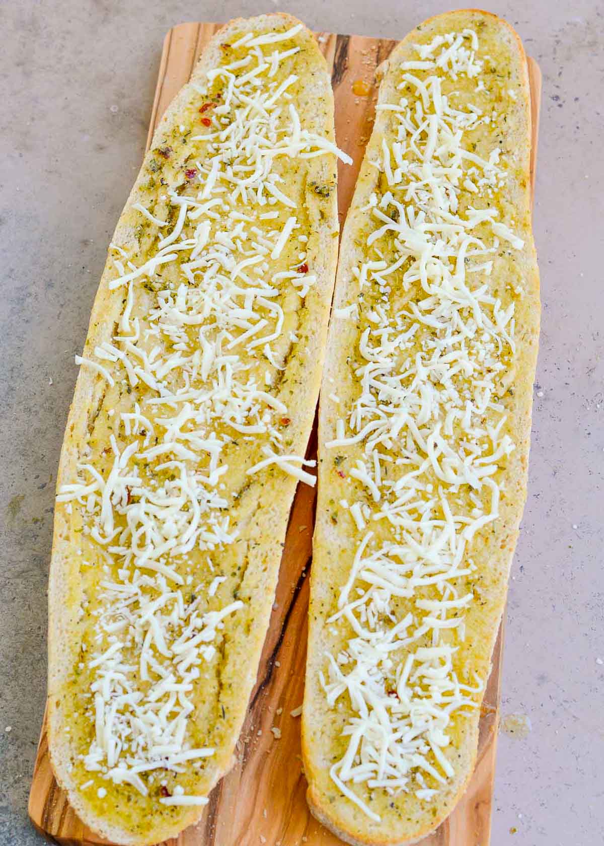 Chicken Bacon Ranch French Bread Pizza